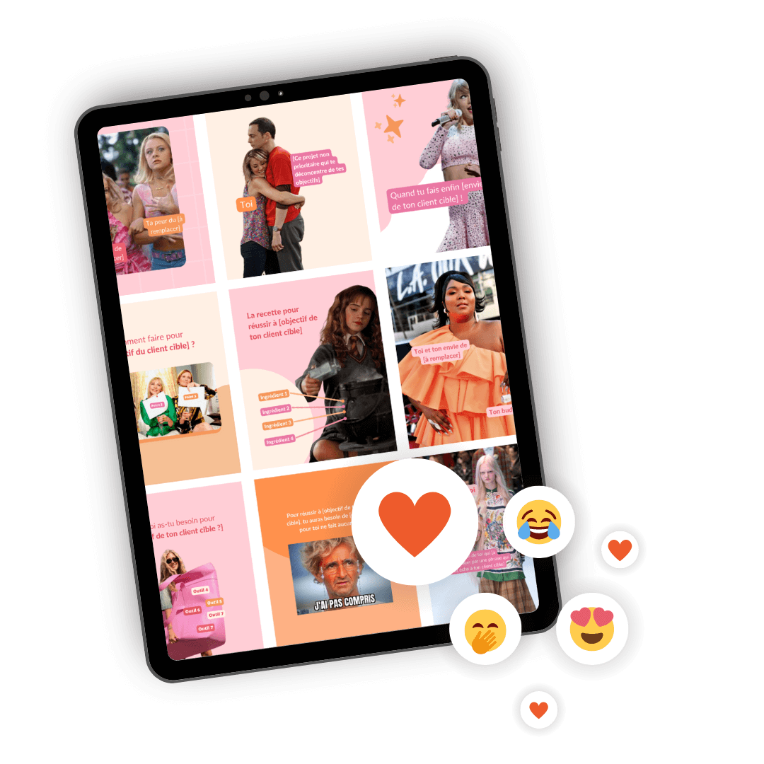 Templates Canva spécial mèmes et gifs --Instagram et LinkedIn