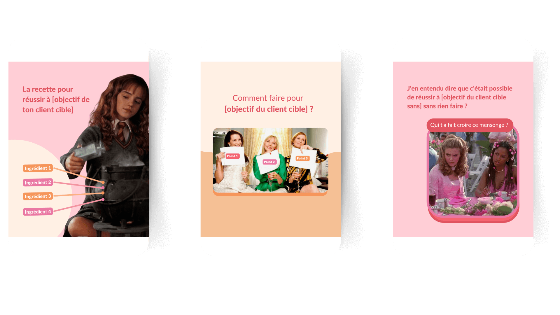 Templates Canva spécial mèmes et gifs --Instagram et LinkedIn